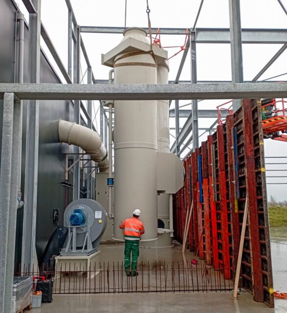 Nitrogen stripper intregration at biogas plant | HoSt